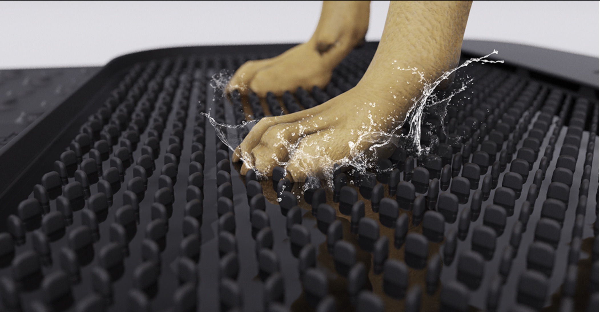 Portable Cleaning Mat For Pets - Scrap Tire News: Tire and Rubber ...