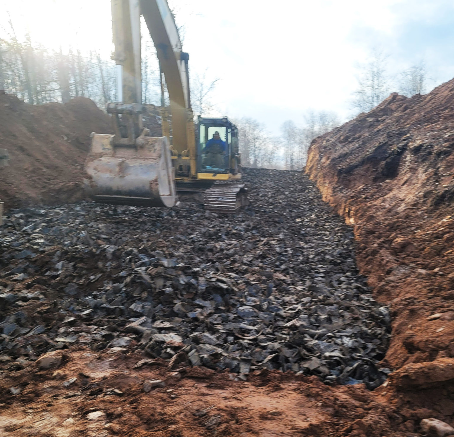 Tire Derived Aggregate (TDA) Makes Road Usable Again - Scrap Tire News ...